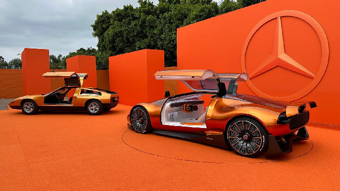 Mercedes Vision One Eleven : Orange électrique :: Mercedes fan zone